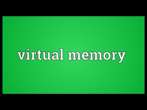 Virtual memory Meaning