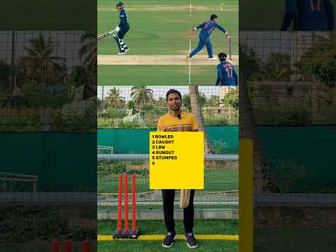 😲❗️KNOW THIS - 10 WAYS OF GETTING OUT IN CRICKET! 🏏🔥 | DISMISSALS IN CRICKET | VANCHI #cricketlaws