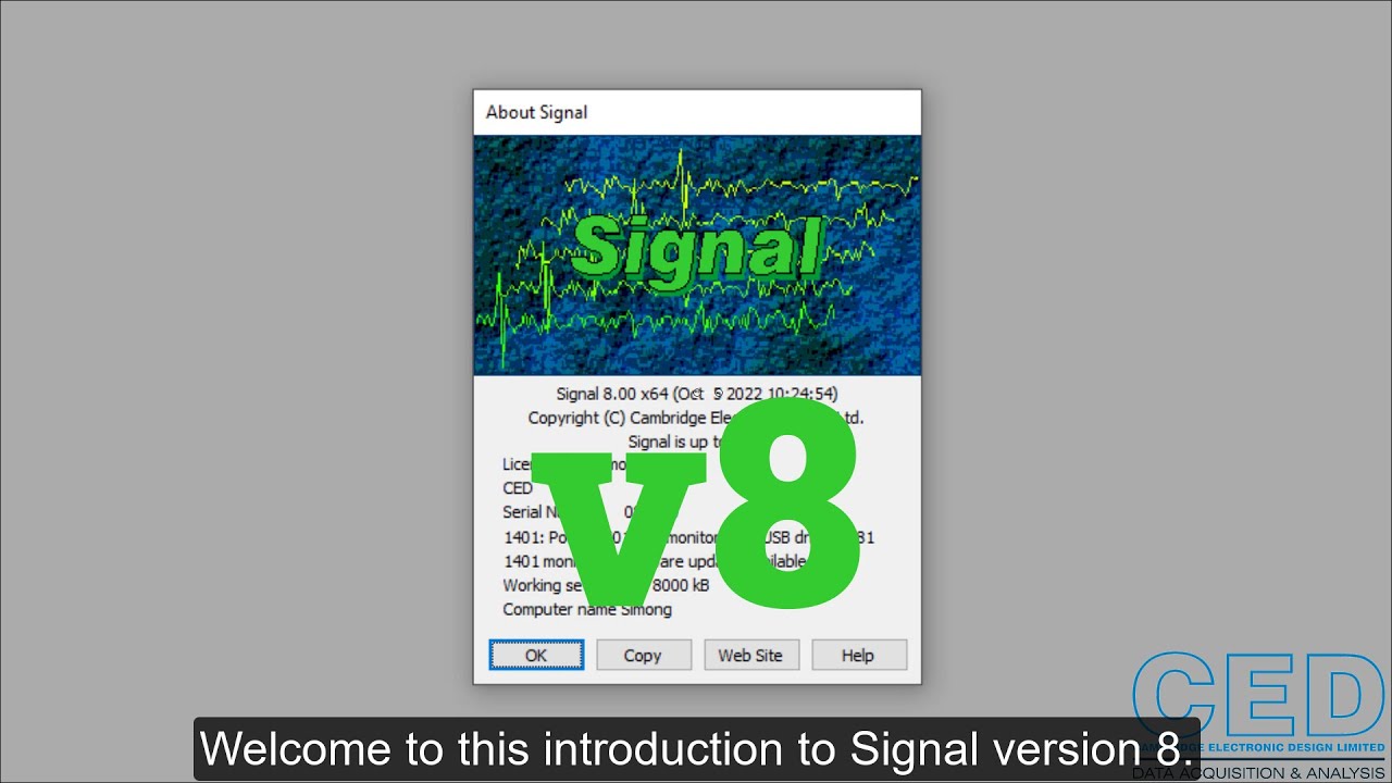 Signal version 8