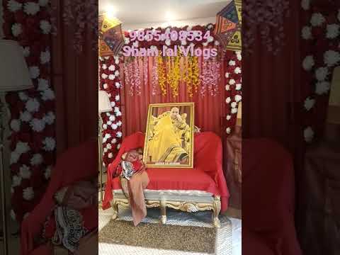 Guru Ji ka Satsang ki decoration.m.9855408534#flowers#shorts#youtubechannel#viral#song