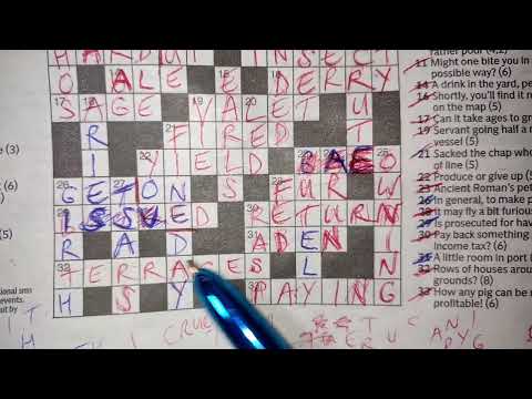 How to solve Evening Standard cryptic crosswords
