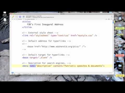 HTML: Meta Tags