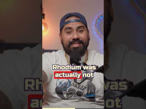 What is RHODIUM!? #rhodium #gusvillajewelry #watches #rolex