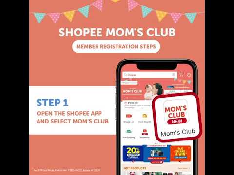 Shopee Mom's Club (Member Registration Steps)