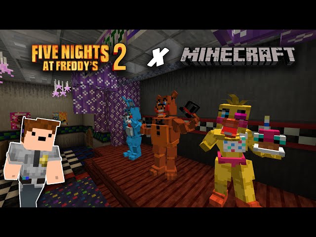 Custom Freddy Fazbear's Pizza (FNAF 2) Minecraft Map