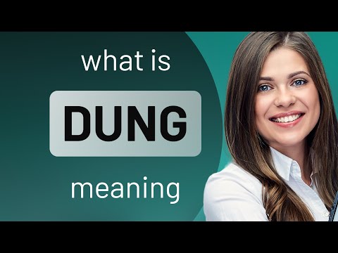 Dung — what is DUNG meaning