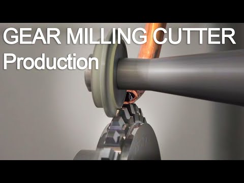 Gear Milling Cutter production, logarithmical back relieve grinding