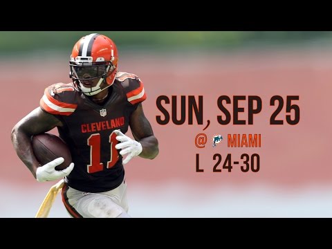 2016 Cleveland Browns Schedule & Scores (as of 10-11-16)