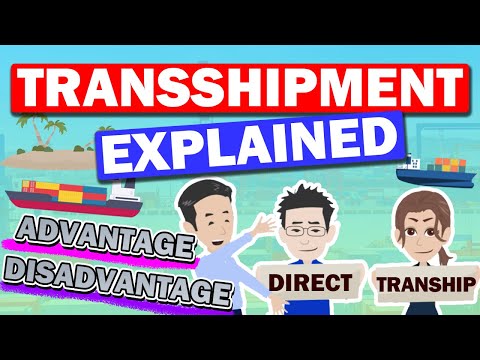 About Transshipment of Ocean Transportation. Explaining congestion of Hub Port.