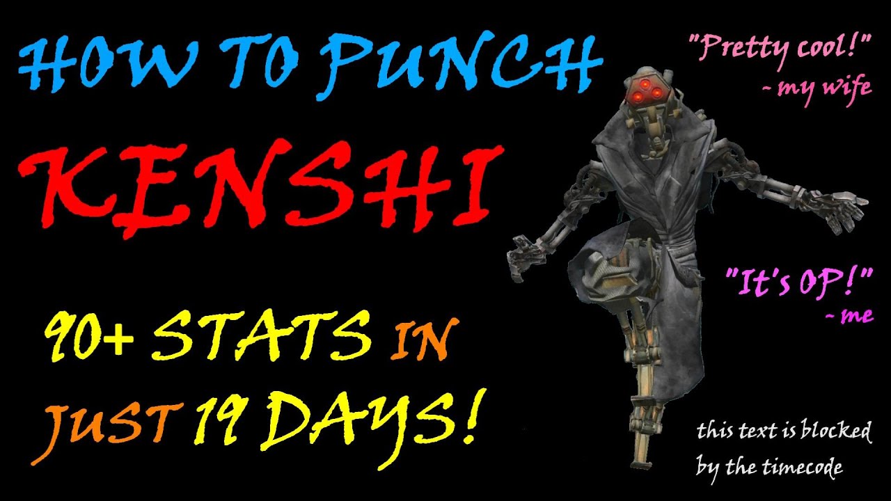 How To Punch Kenshi (OP Martial Artist Build + Training)