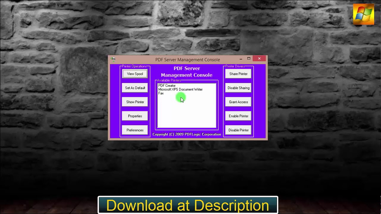 PDF Server For Windows Server 2008 7.0.0.7229