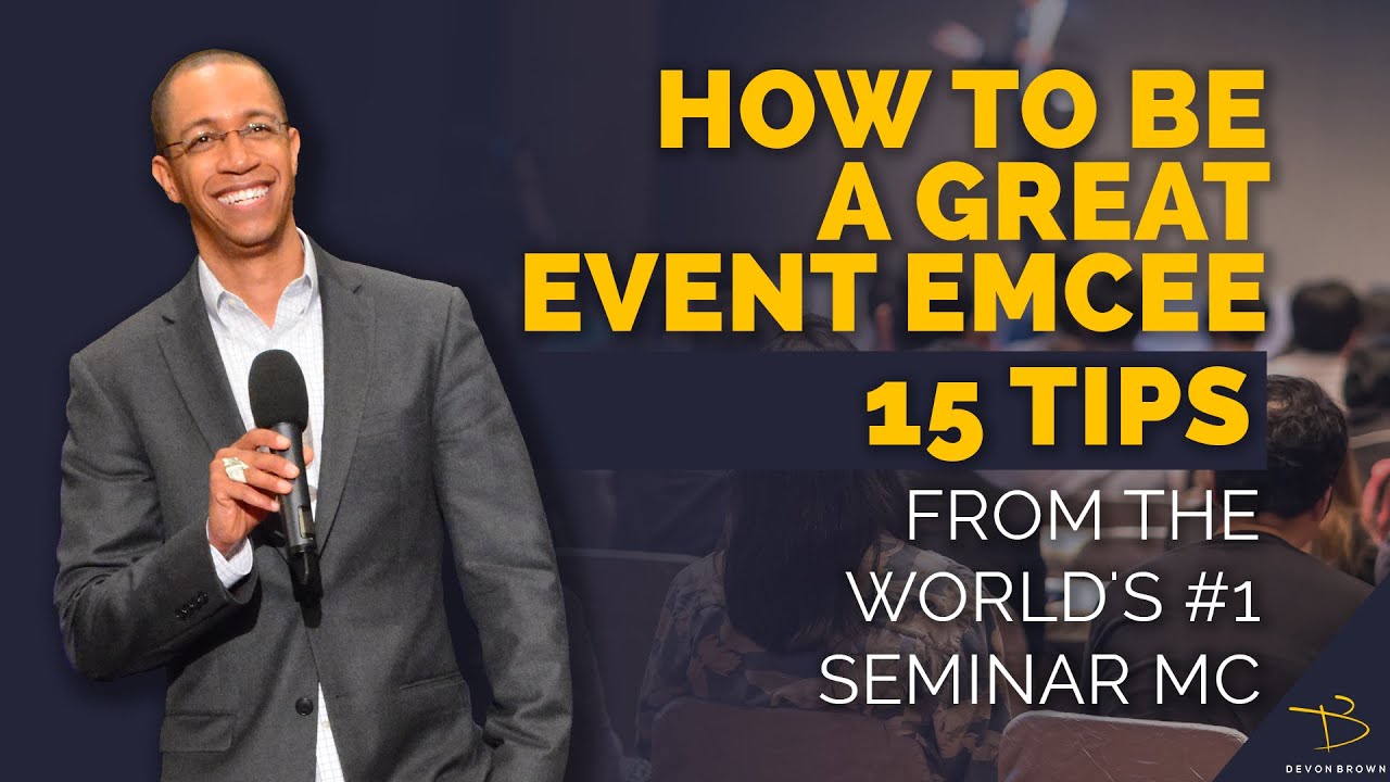 How To Be A Great Event Emcee (15 Professional Emcee Tips)