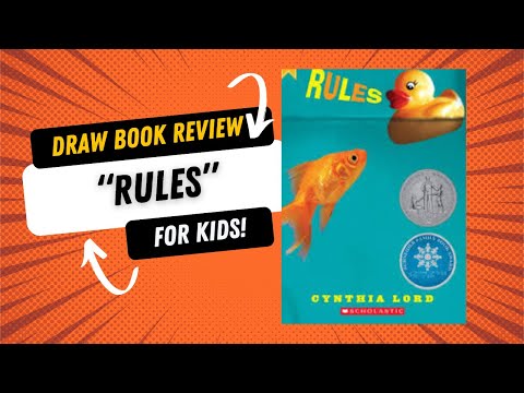 "Rules" by Cynthia Lord: Art Lesson & Book Review for Kids!