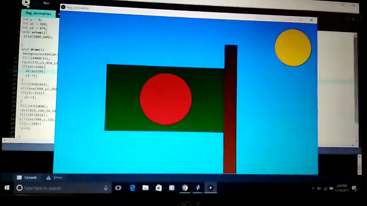 Simple Animation on Processing (JAVA)