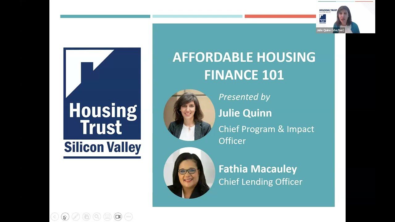Affordable Housing Finance 101 Webinar – May 15, 2024