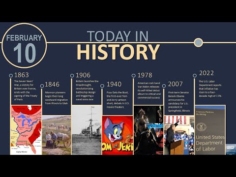 What HAPPENED in History TODAY? π
π | On This Day February 10 (2025)