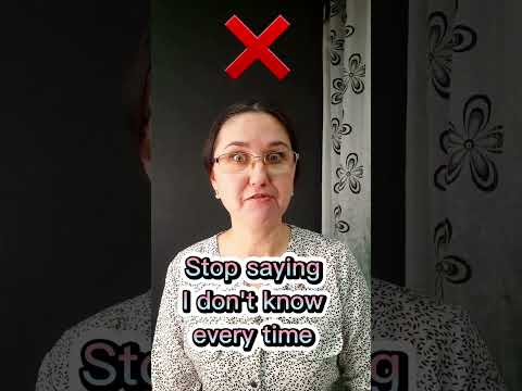 I don't know, synonyms 🙄/ синонимы к фразе " Я не знаю"