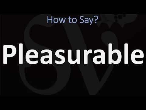 How to Pronounce Pleasurable? (CORRECTLY)