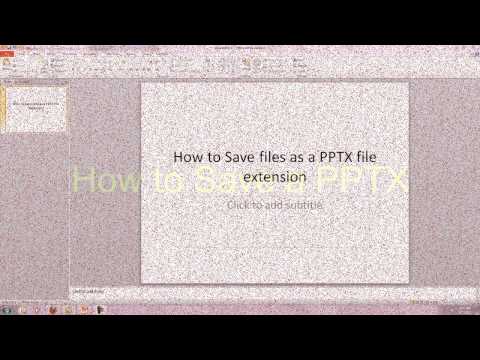 How to Save a JPEG and PPTX File in PowerPoint