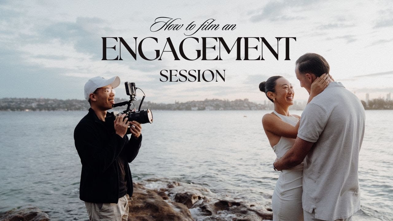 How I Film an Engagement Session | Client Job Shadow (Sony A7siii)