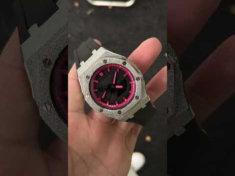 Black & Neon Pink, Electric Style! Neon Pink Hands Black Dial Watch Launched β‘#gshock #shorts #casio