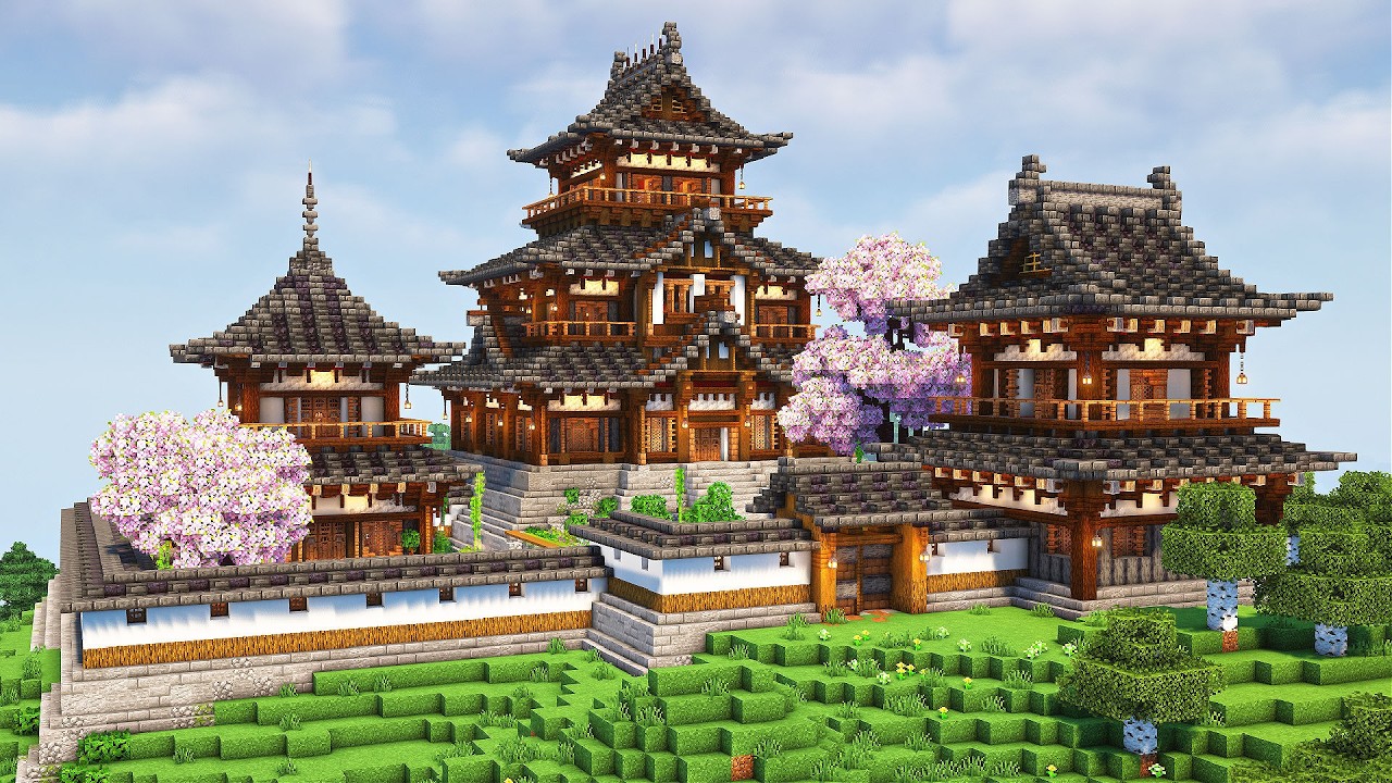 Fire Castle | Minecraft Timelapse