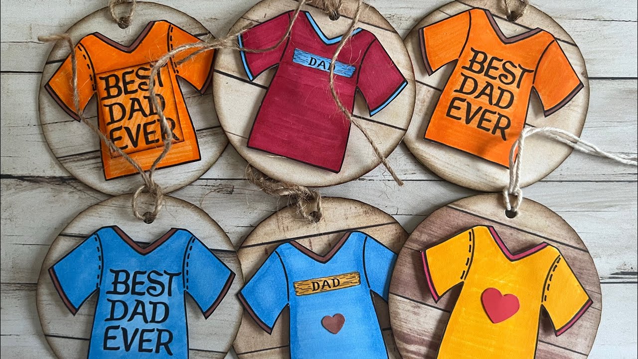 Colorful Father's Day Gift Tags