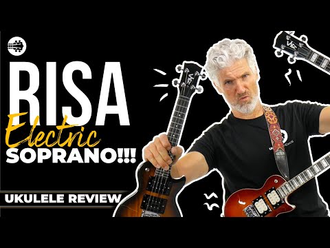 Risa LP-363-MH-TS Soprano Les Paul LP-Style Electric Ukulele | Reverb