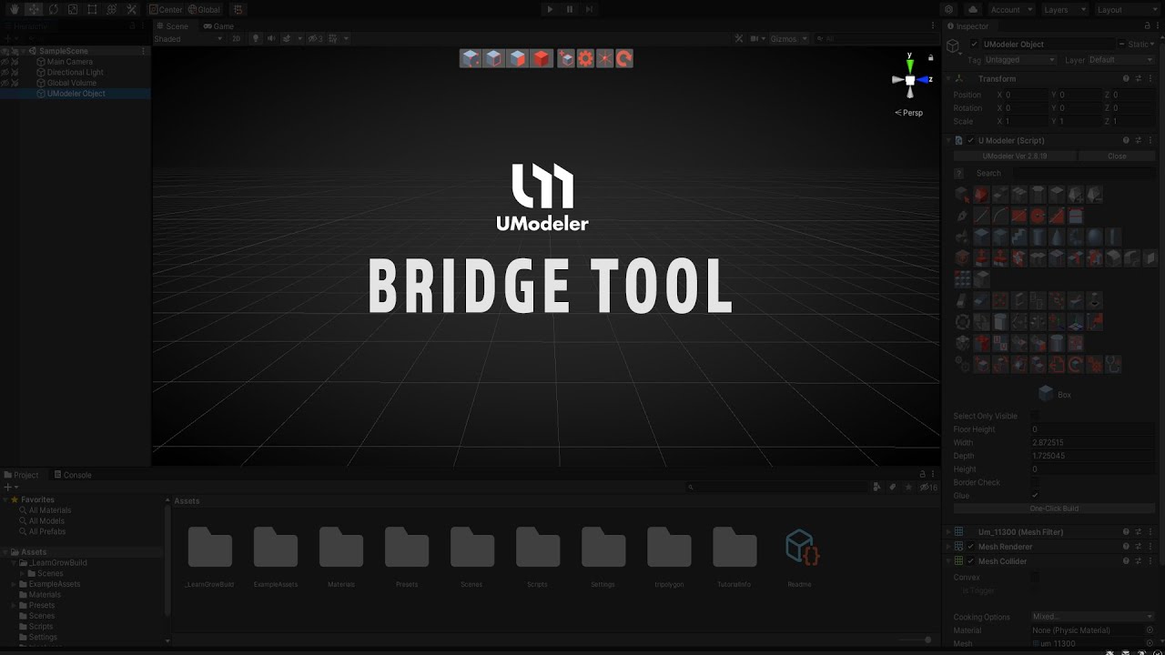 UModeler Essentials - Bridge Tool