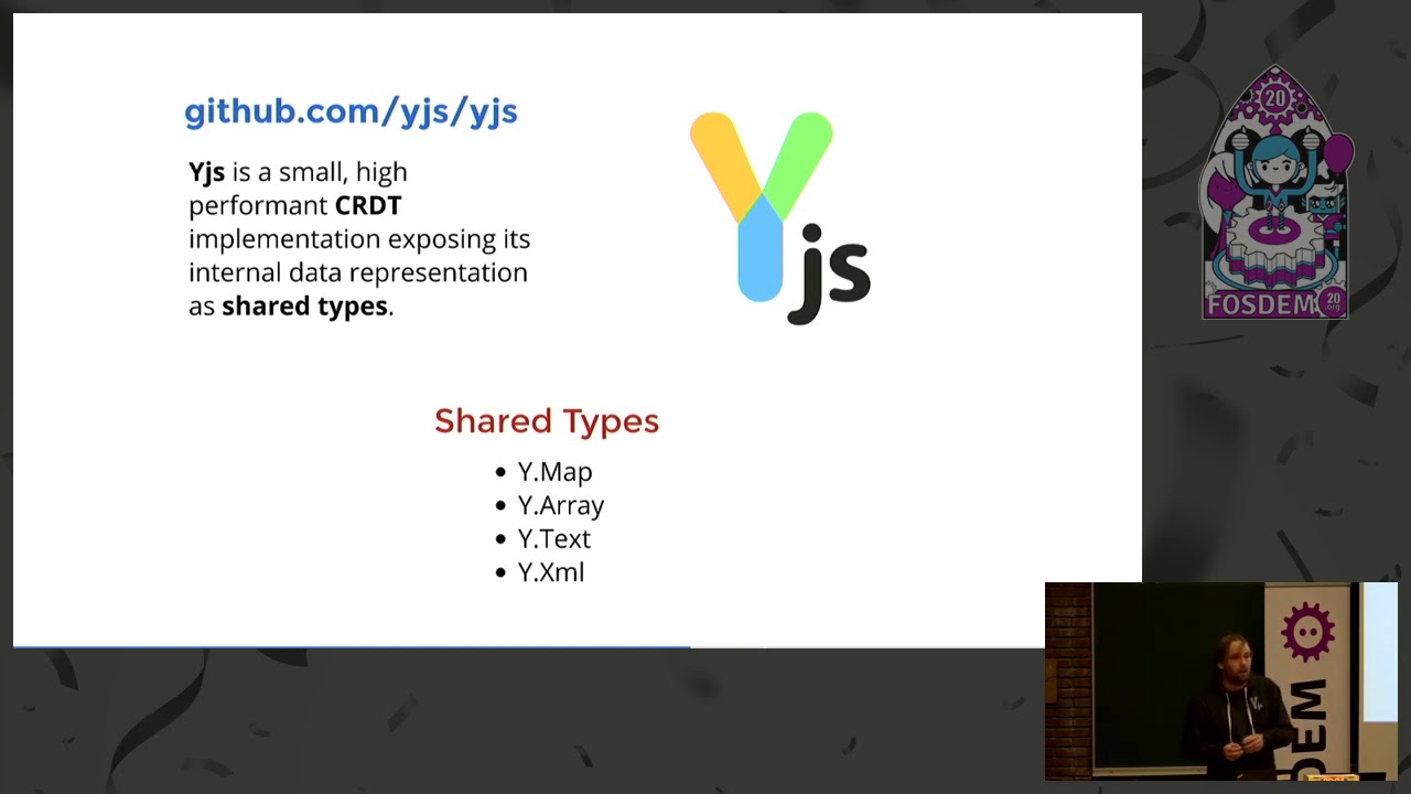 Yjs: A CRDT framework for shared editing Enable shared editing in every application