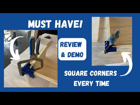 Kreg 90 Degree Corner Clamps Review & Demo