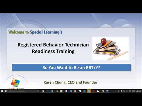 RBT Readiness: Registered Behavior Technician Readiness Training