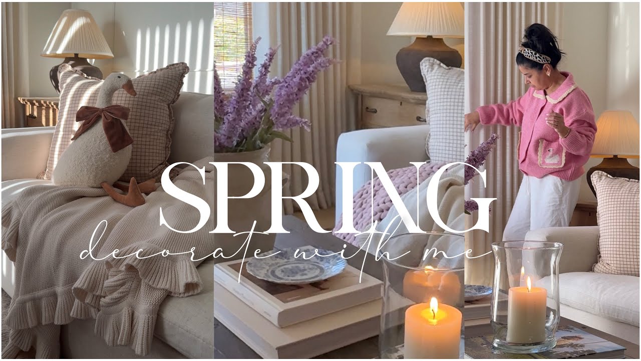 SPRING 2026 | new spring decor | decorate with me for spring!🧚🏻☁️🪿