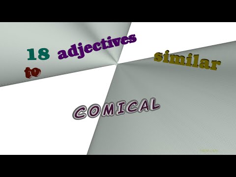 comical - 19 adjectives synonym of comical (sentence examples)