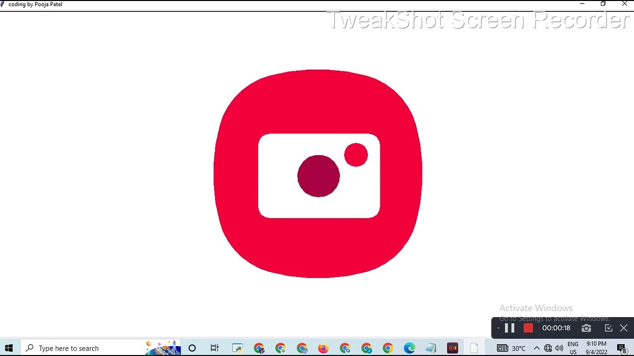 Samsung camera logo || python turtle graphics || python for beginners #poojapatel #python #chiki1601