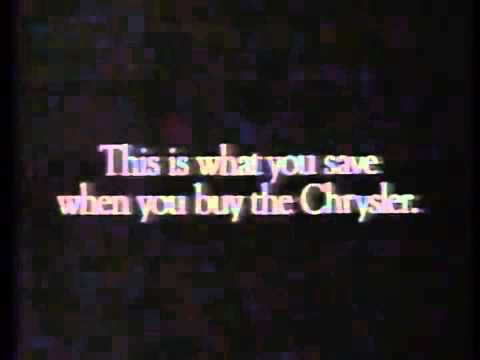 1992 chrysler lebaron gtc convertible commercial