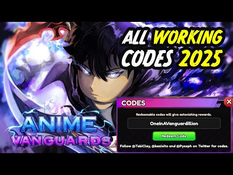 Anime Vanguards codes March 2025 ⚠️New⚠️ ALL WORKING Codes Roblox Anime Vanguards 2025