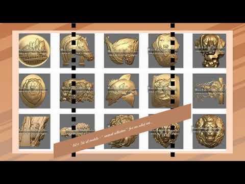 60+ 3d stl models - " animal collection " for cnc relief artcam 3d printer aspire -Download