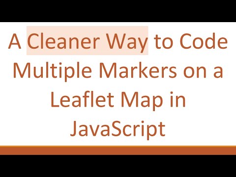 A Cleaner Way to Code Multiple Markers on a Leaflet Map in JavaScript