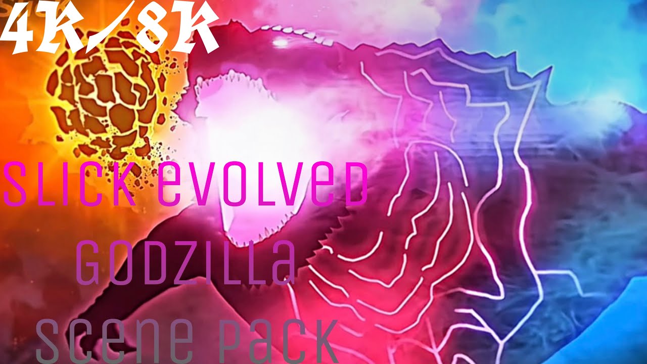 Slick Evolved Godzilla 8K Ai Upscaled Scene Pack 