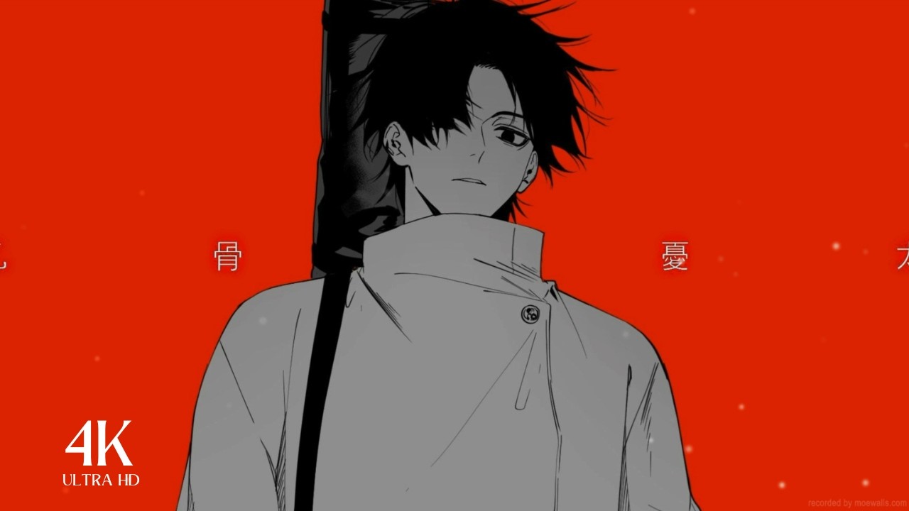 Okkotsu Yuta Red 4K Live Wallpaper | Jujutsu Kaisen