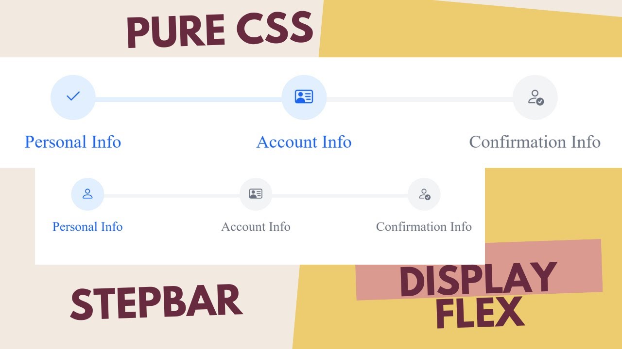 Create simple Stepper using HTML & CSS | Tutorial | Bootstrap