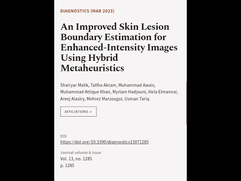 An Improved Skin Lesion Boundary Estimation for Enhanced-Intensity Images Using Hybri... | RTCL.TV