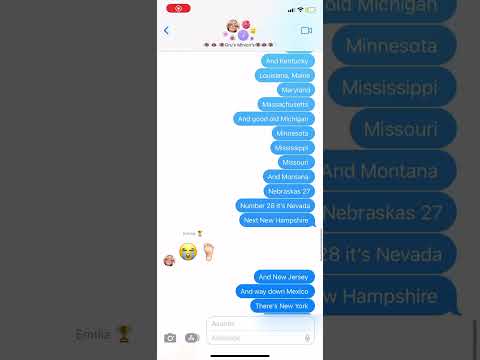 Doing the 50 states that rhyme with my friends 🤣