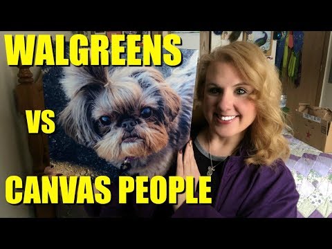 Walgreens Photo vs Canvas People!