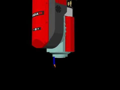 3D MBSH/22-55Kw indexed bi-rotary head - Testa Birotativa Indexata Fidia