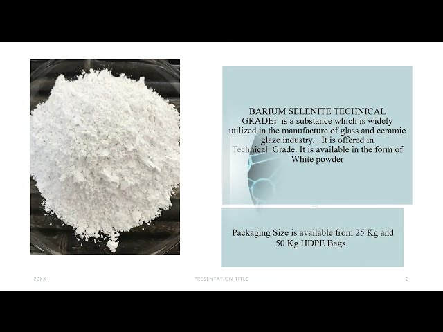 Selenite - Barium Selenite Technical Manufacturer from Hyderabad