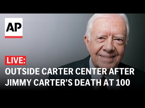 Video | LIVE: Outside The Carter Center after Jimmy Carter dies at 100 ...