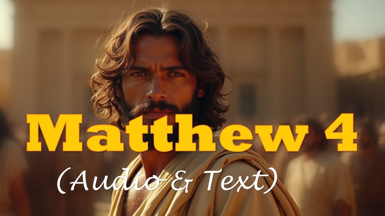 Matthew 4 | KJV AUDIO BIBLE (With Text & Images)