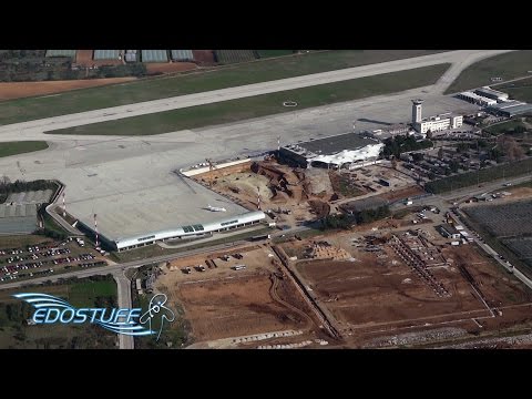 Split Airport SPU/LDSP - New Terminal Construction & Aerial Views - Beginning Stages